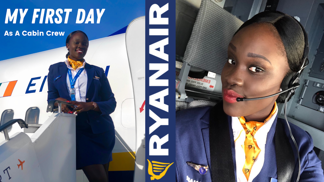 My First Day as A Ryanair Cabin Crew- Stuck At the Airport! My Flight ...